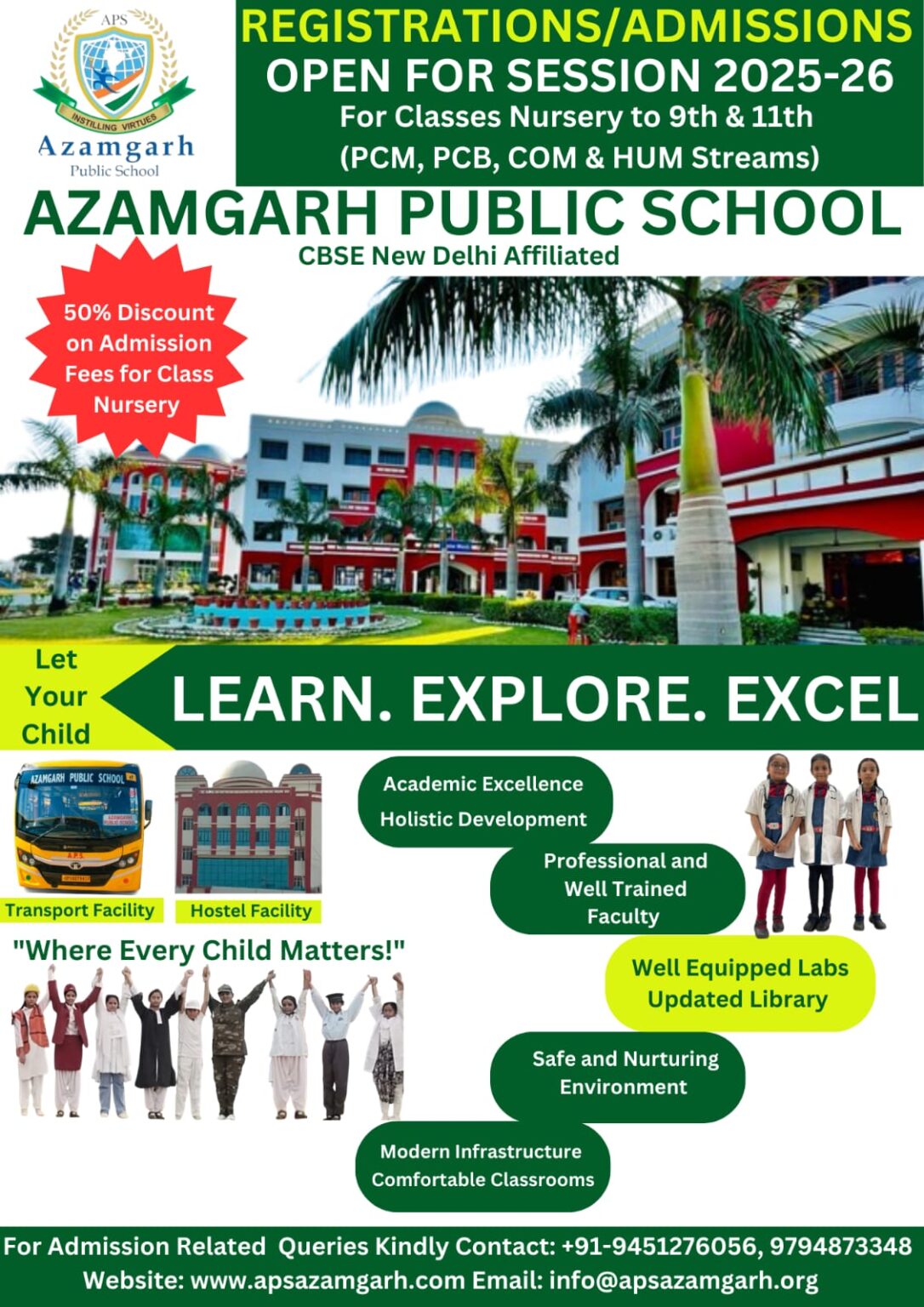 Azamgarh Public School: – Nurturing Minds, Shaping Futures